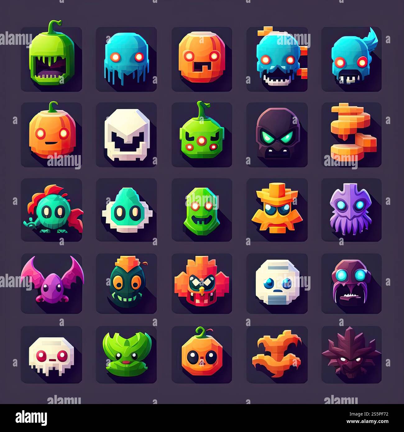 comic monster character avatar ai generated. devil , cute face, funny ...