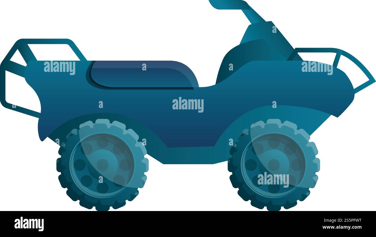 Quad bike icon. Cartoon of quad bike vector icon for web design ...