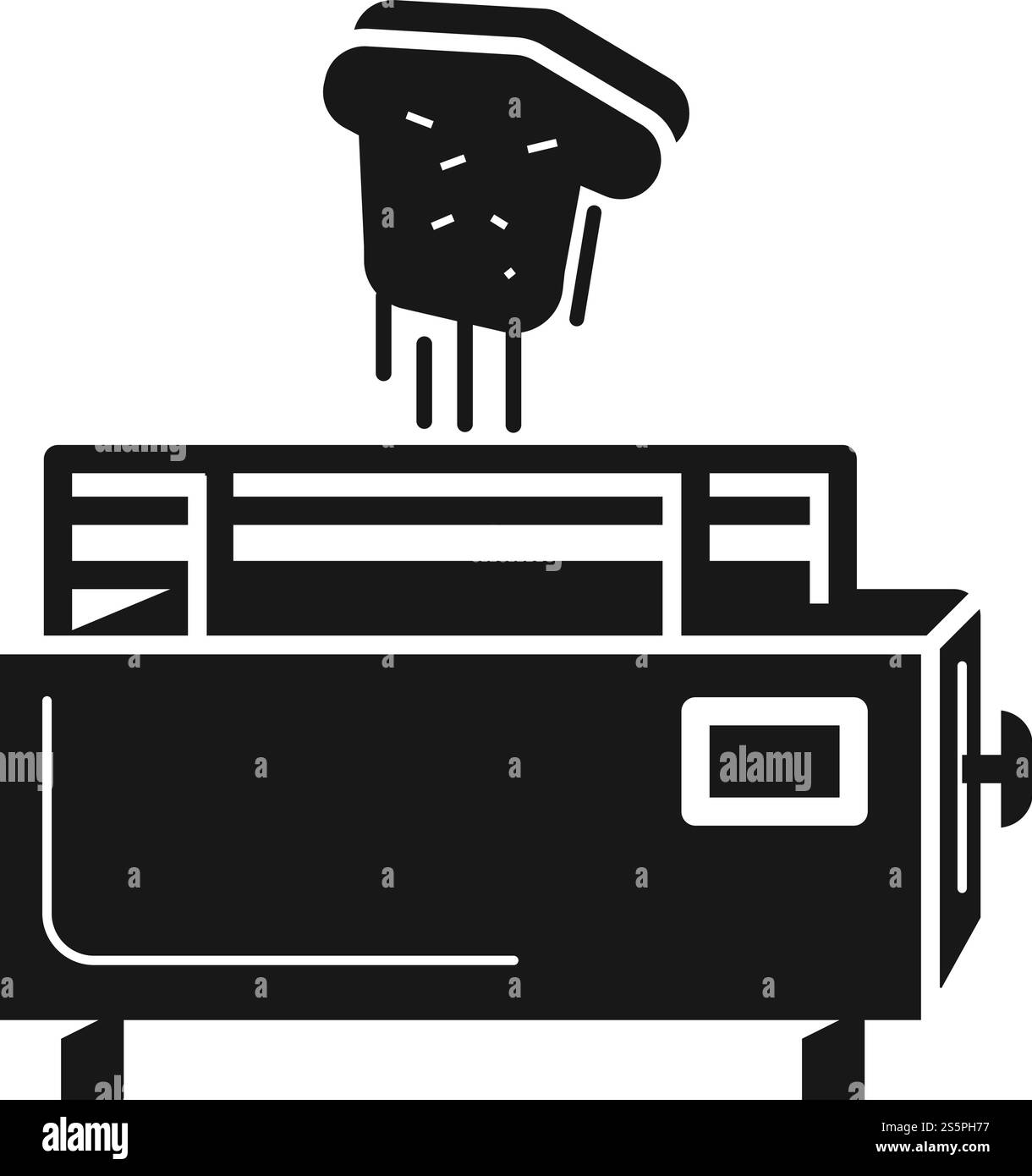 Automatic toaster icon. Simple illustration of automatic toaster vector ...
