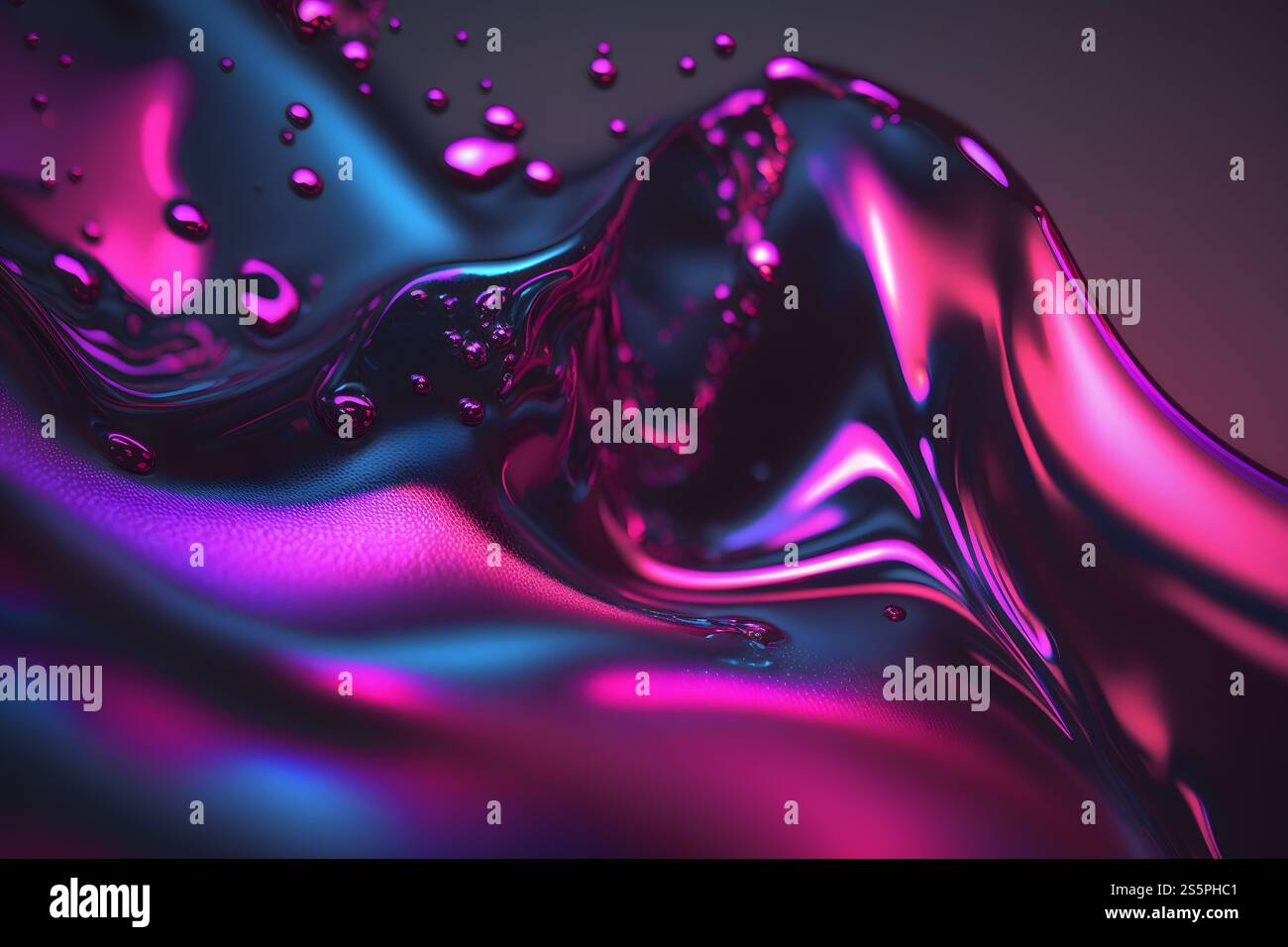 Detailed glossy abstract liquid silk fabric texture background in ...
