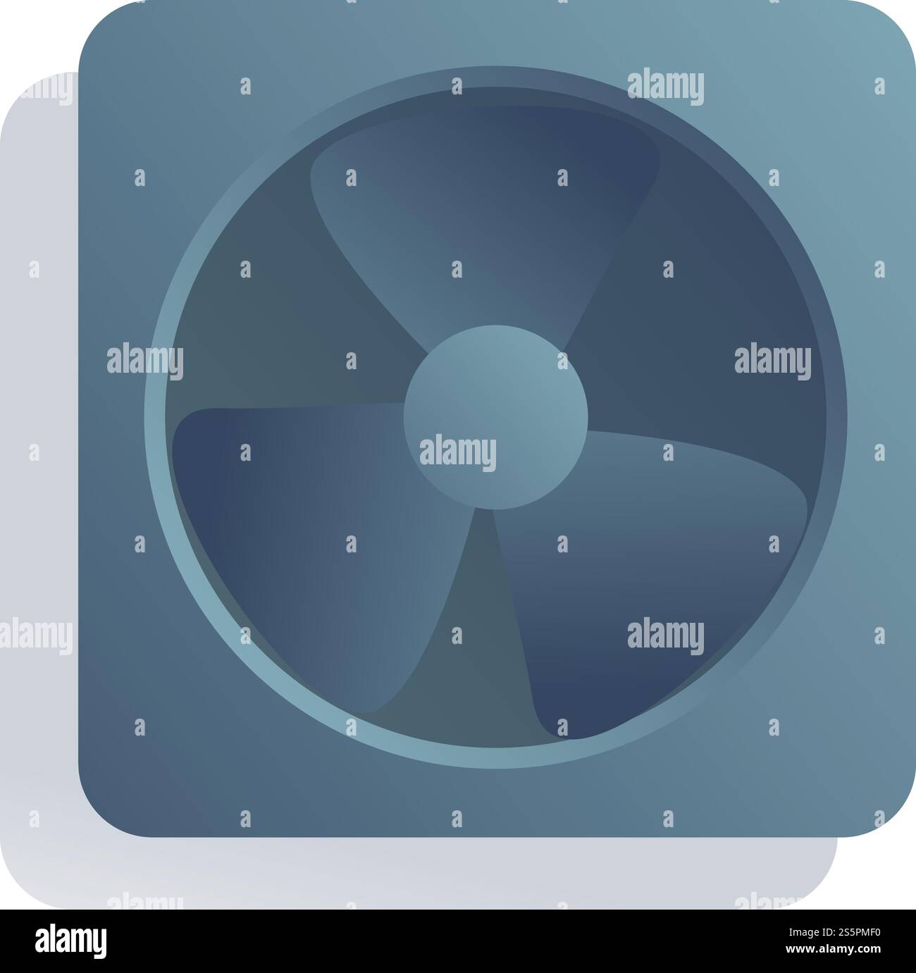 Outdoor fan icon. Cartoon of outdoor fan vector icon for web design ...