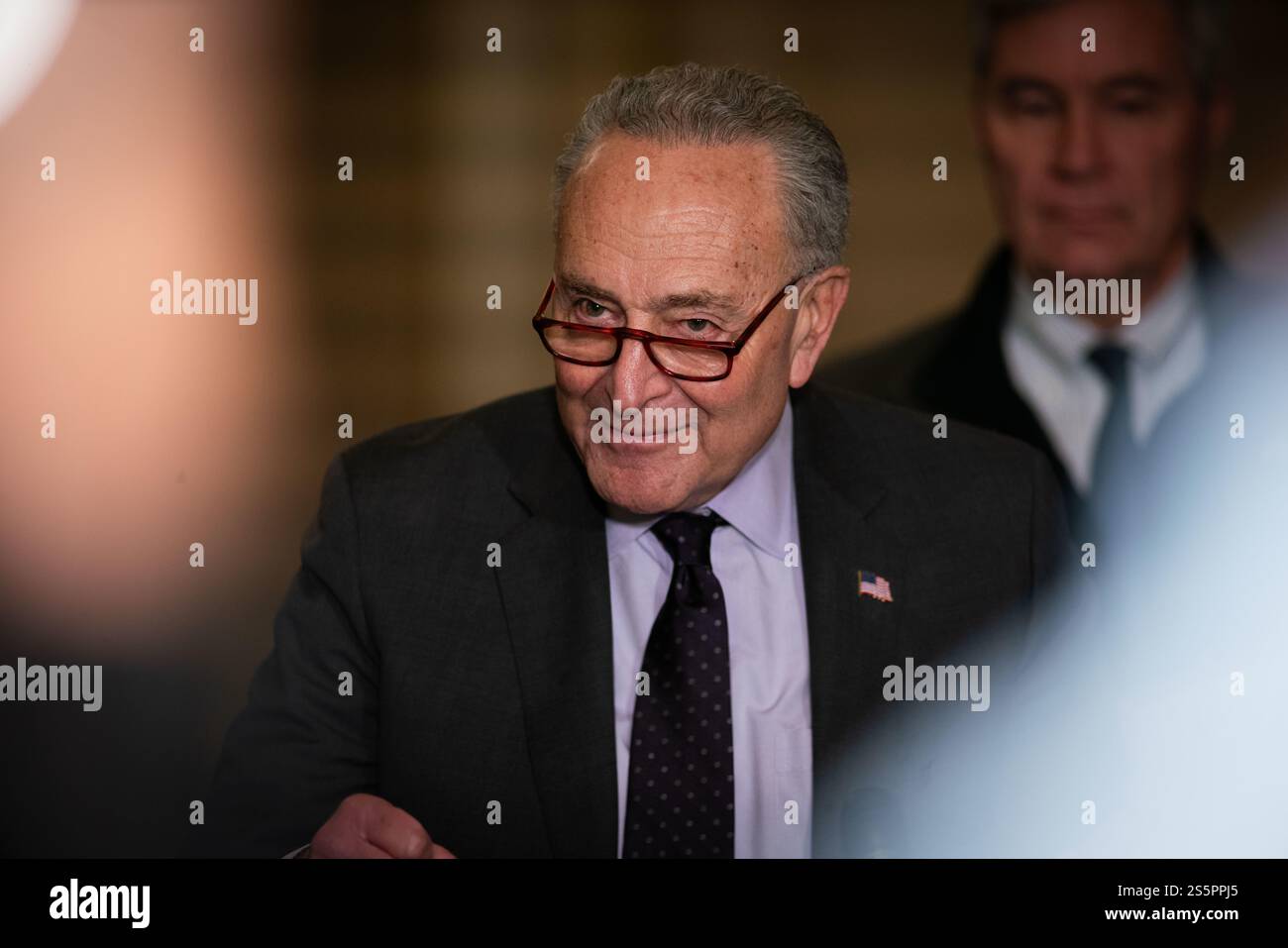 Washington, District Of Columbia, USA. 14th Jan, 2025. Senate Minority ...