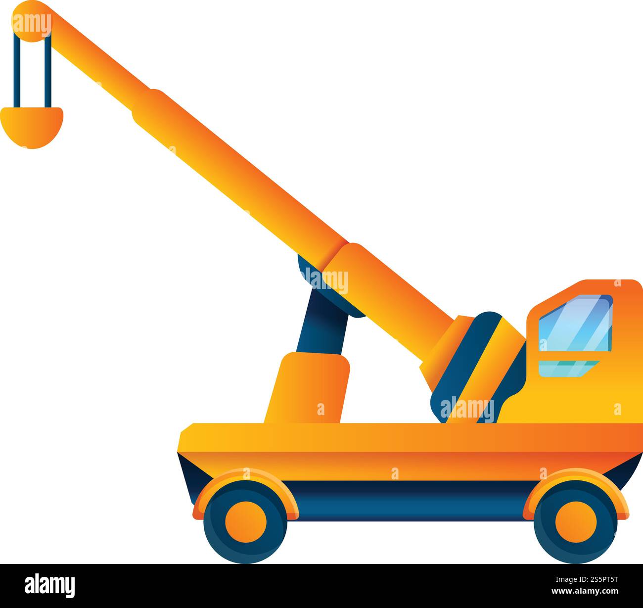 Crane lift icon. Cartoon of crane lift vector icon for web design ...