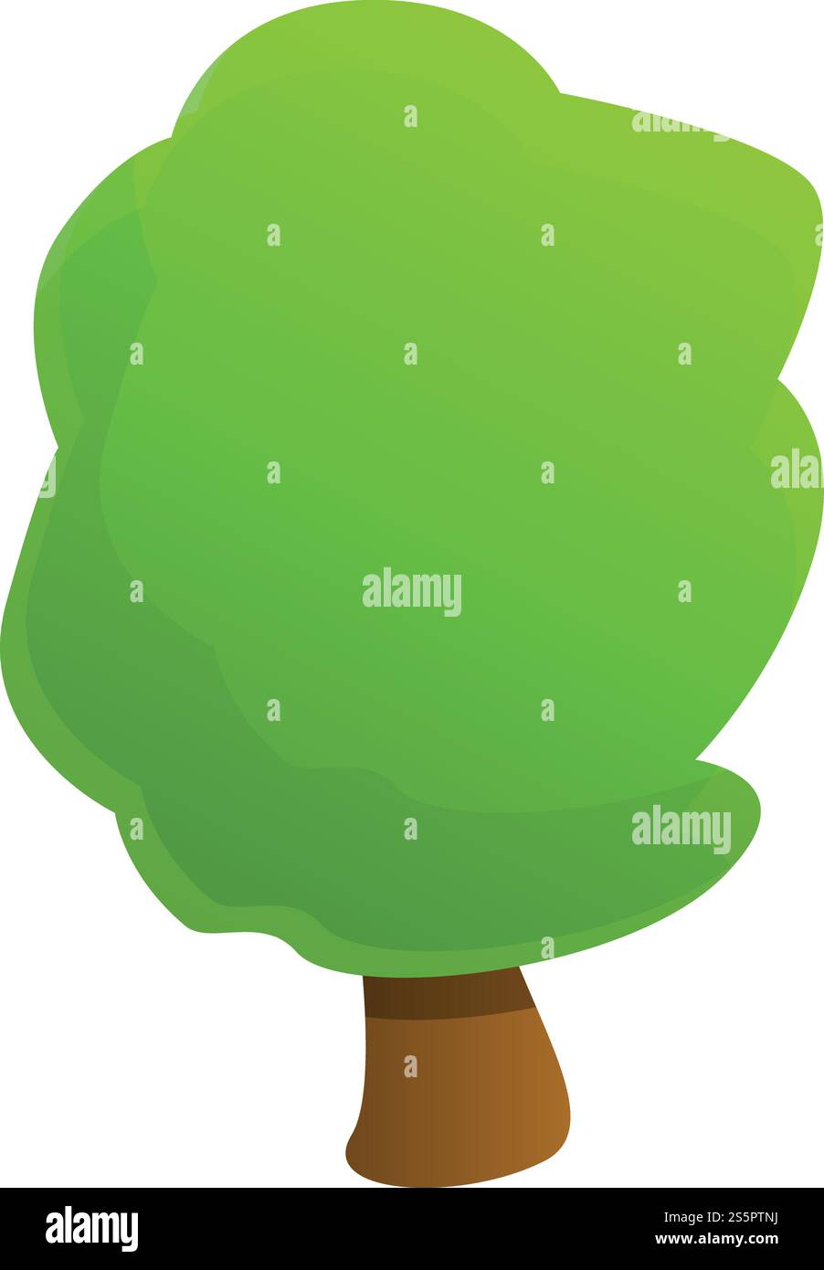 Garden tree icon. Cartoon of garden tree vector icon for web design ...