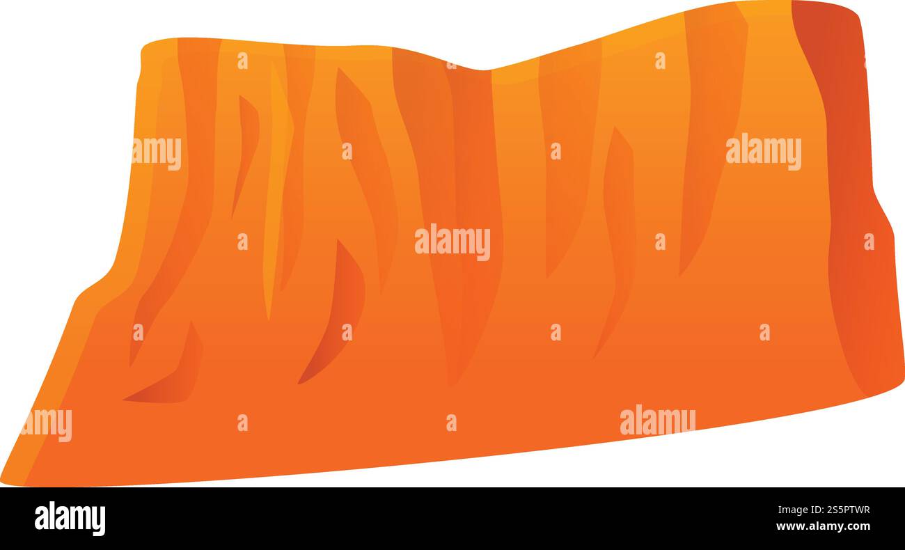 Canyon icon. Cartoon of canyon vector icon for web design isolated on ...