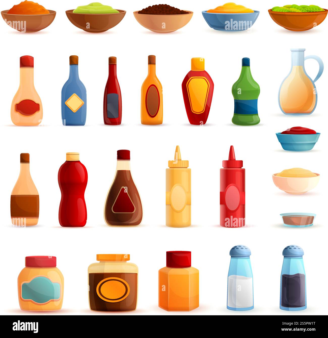 Ginger and honey dressing Stock Vector Images - Alamy