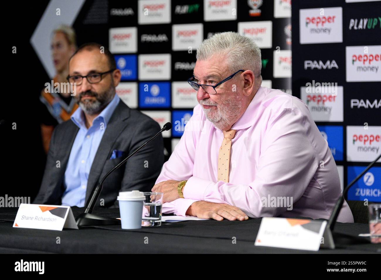 Sydney, Australia. 15th Jan, 2025. Shane Richardson speaks to media ...