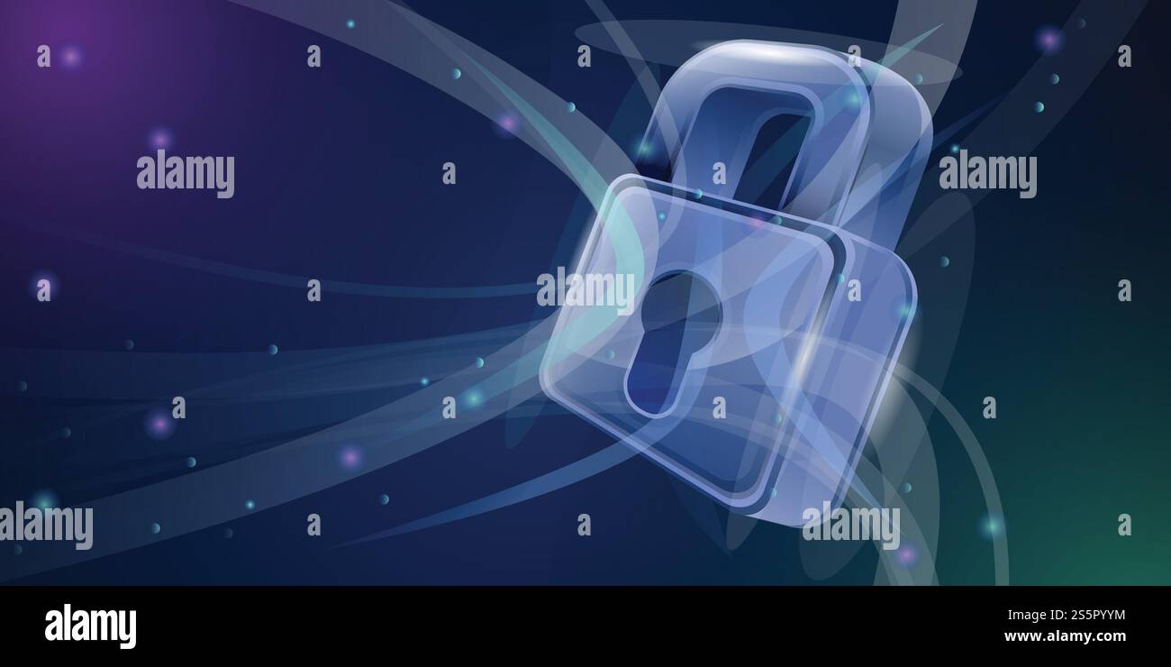 Firewall concept banner. Cartoon illustration of firewall vector ...