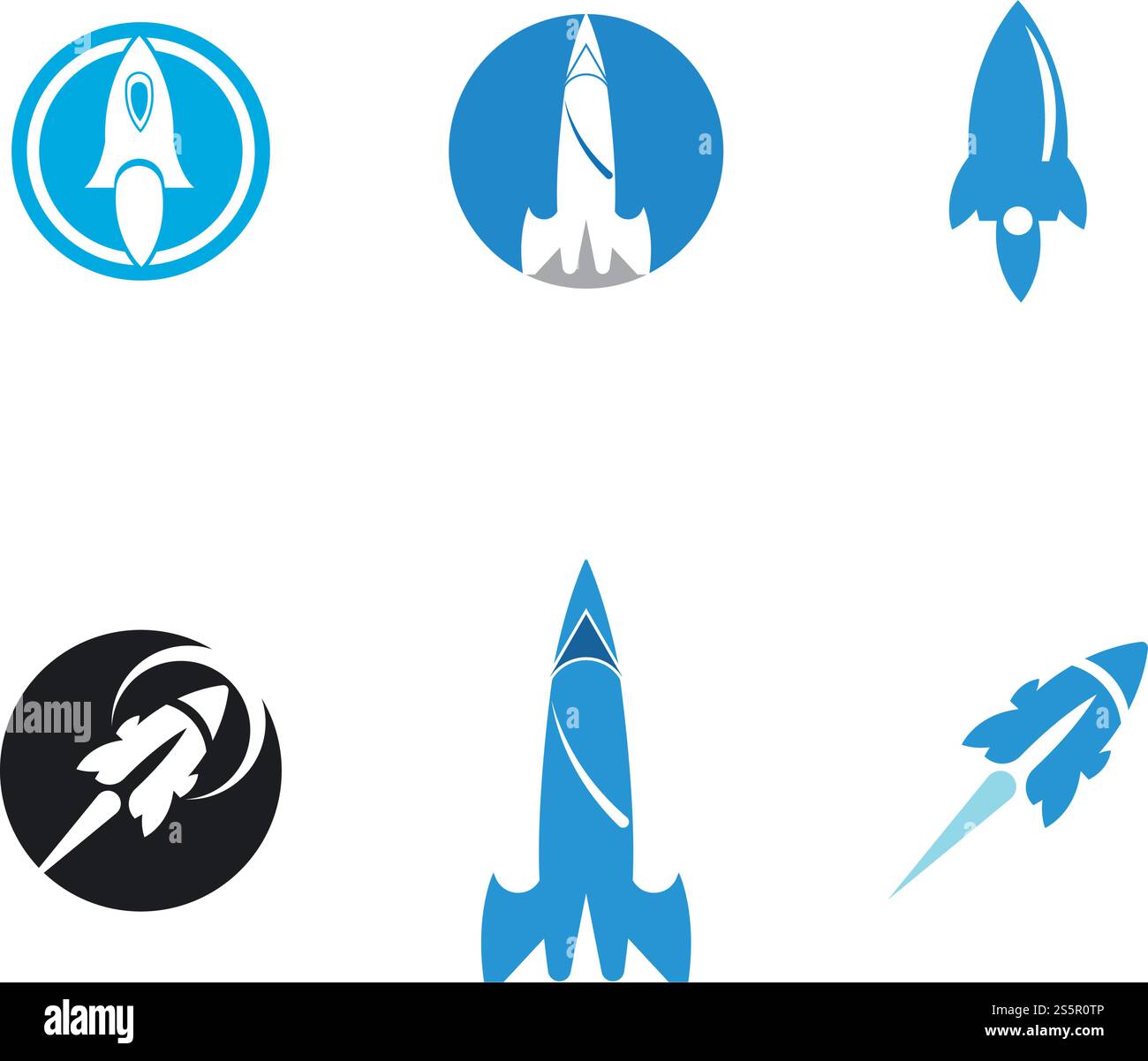Rocket ilustration logo vector icon template Stock Vector Image & Art ...