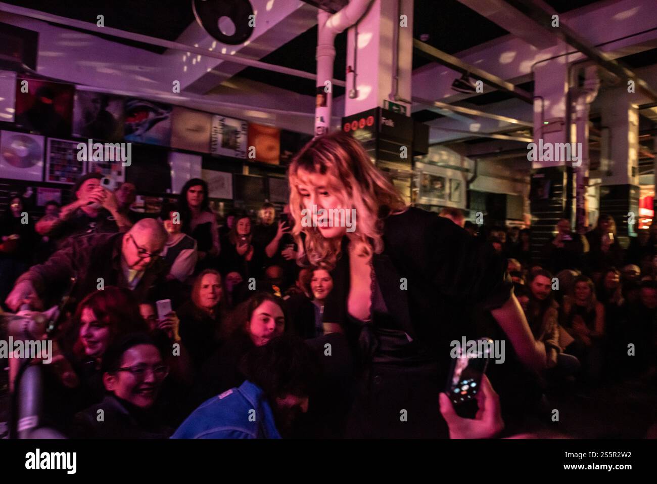 London, United Kingdom. 14th January 2025. Lambrini Girls play an ...