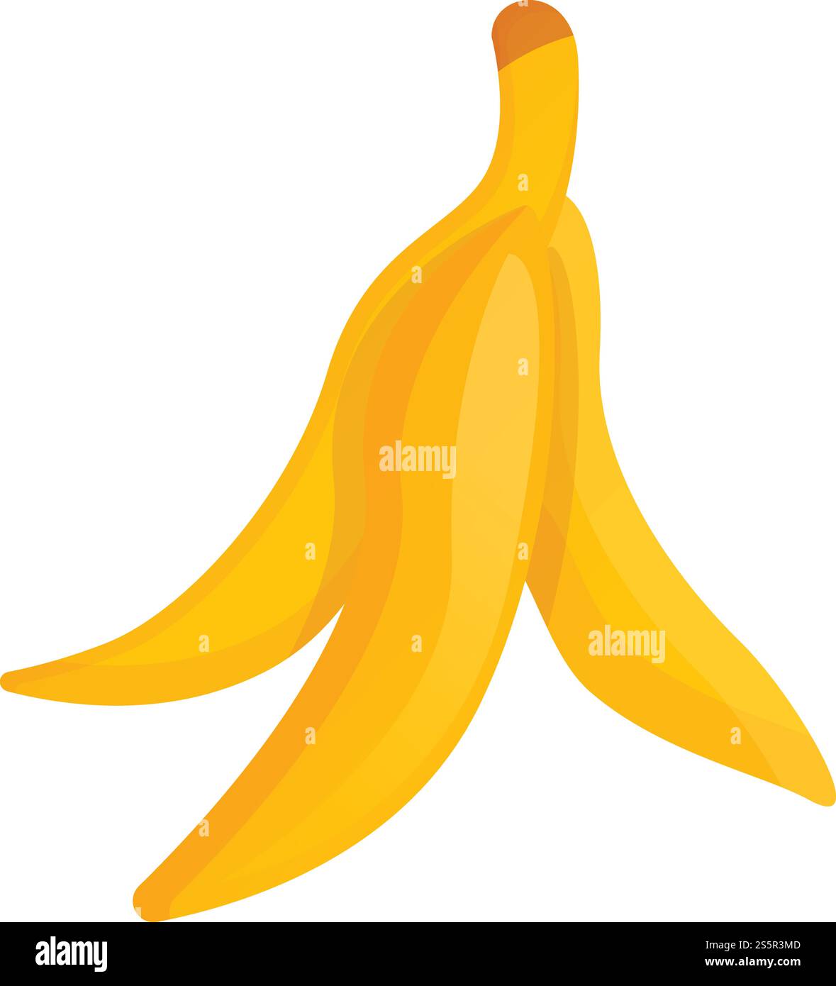 Banana garbage icon. Cartoon of banana garbage vector icon for web ...