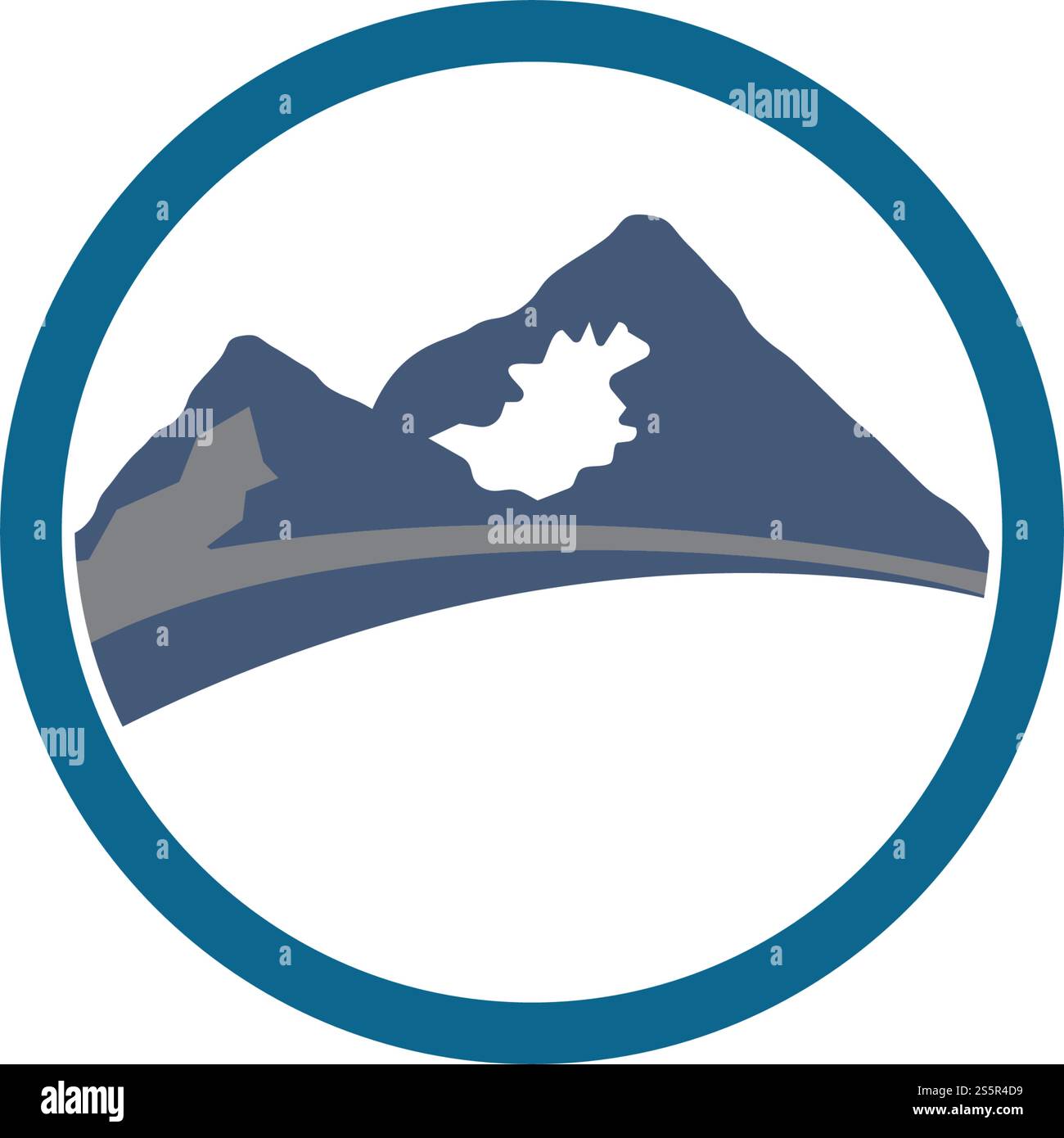 Mountains Logo vectorTemplate illustration Stock Vector Image & Art - Alamy