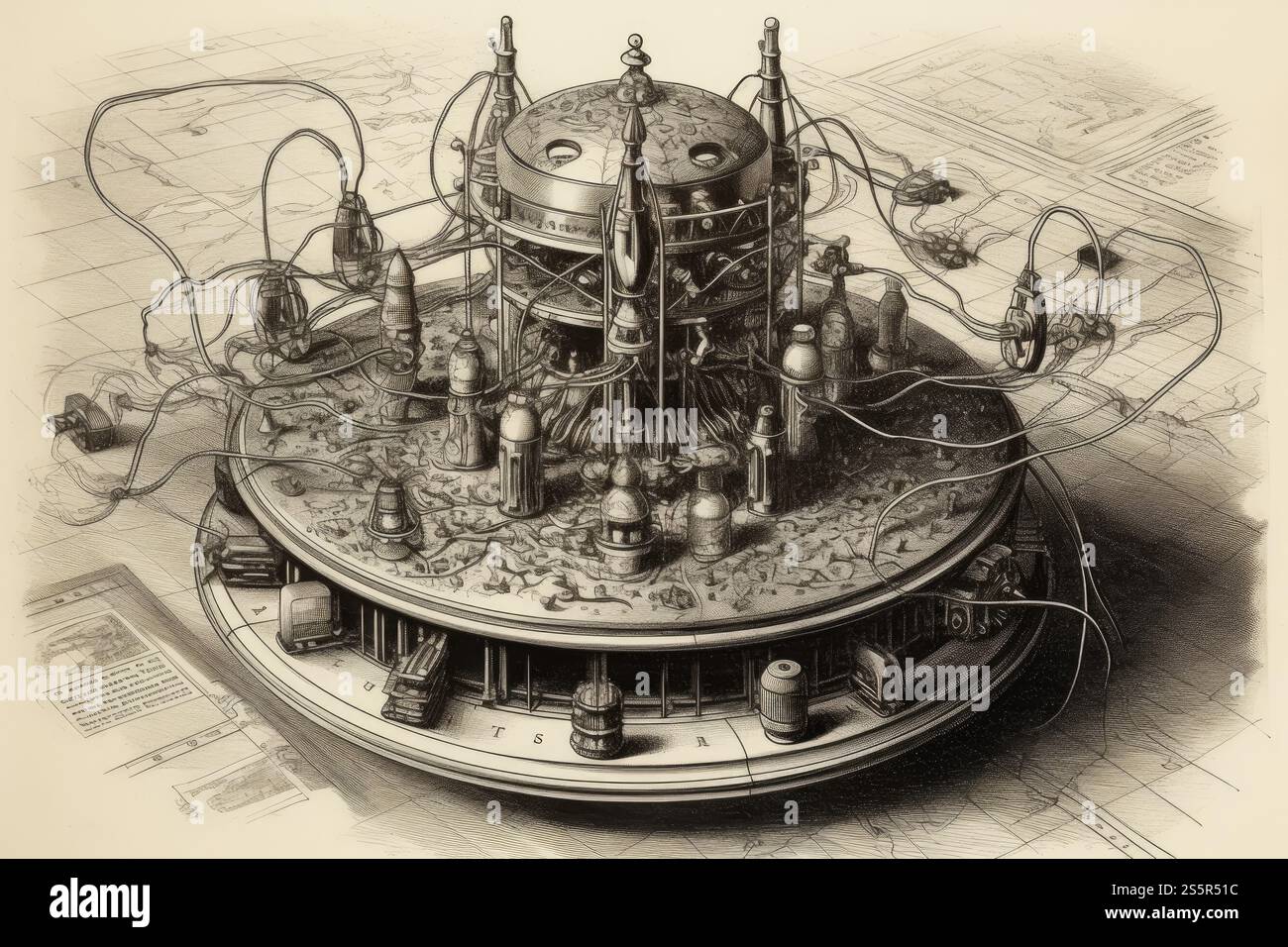 Device invention. Digital medical engineer. Generate Ai Stock Photo - Alamy