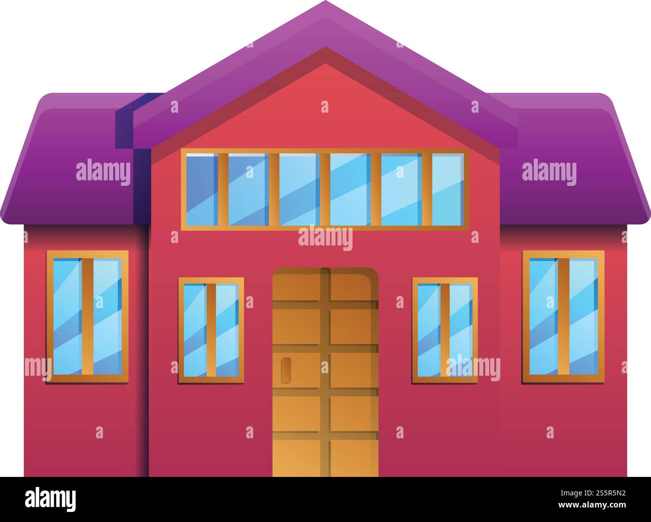 Villa icon. Cartoon of villa vector icon for web design isolated on ...