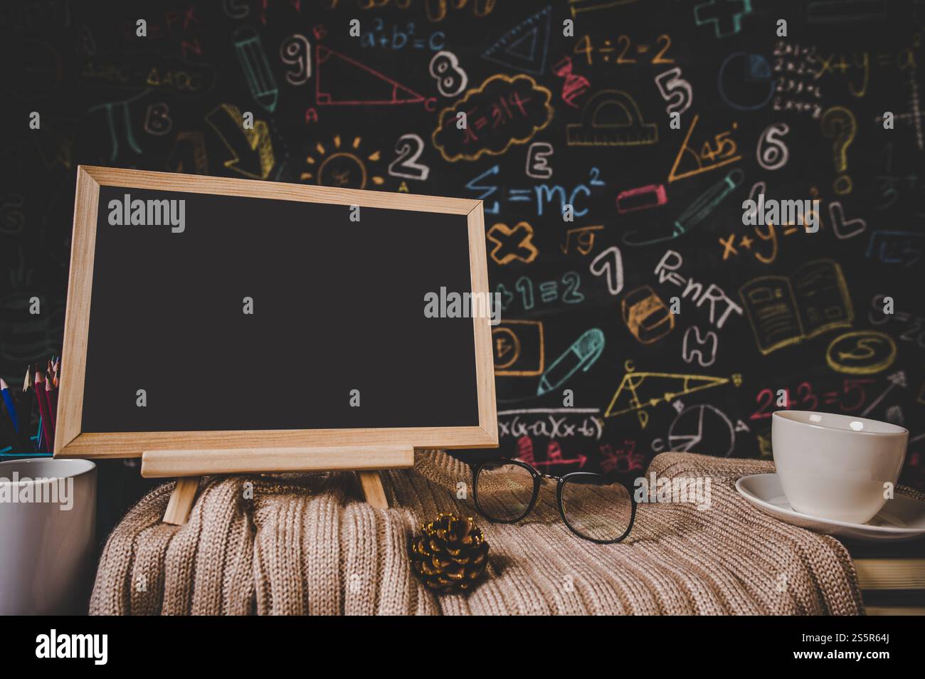 blank photo frame in the classroom Stock Photo - Alamy
