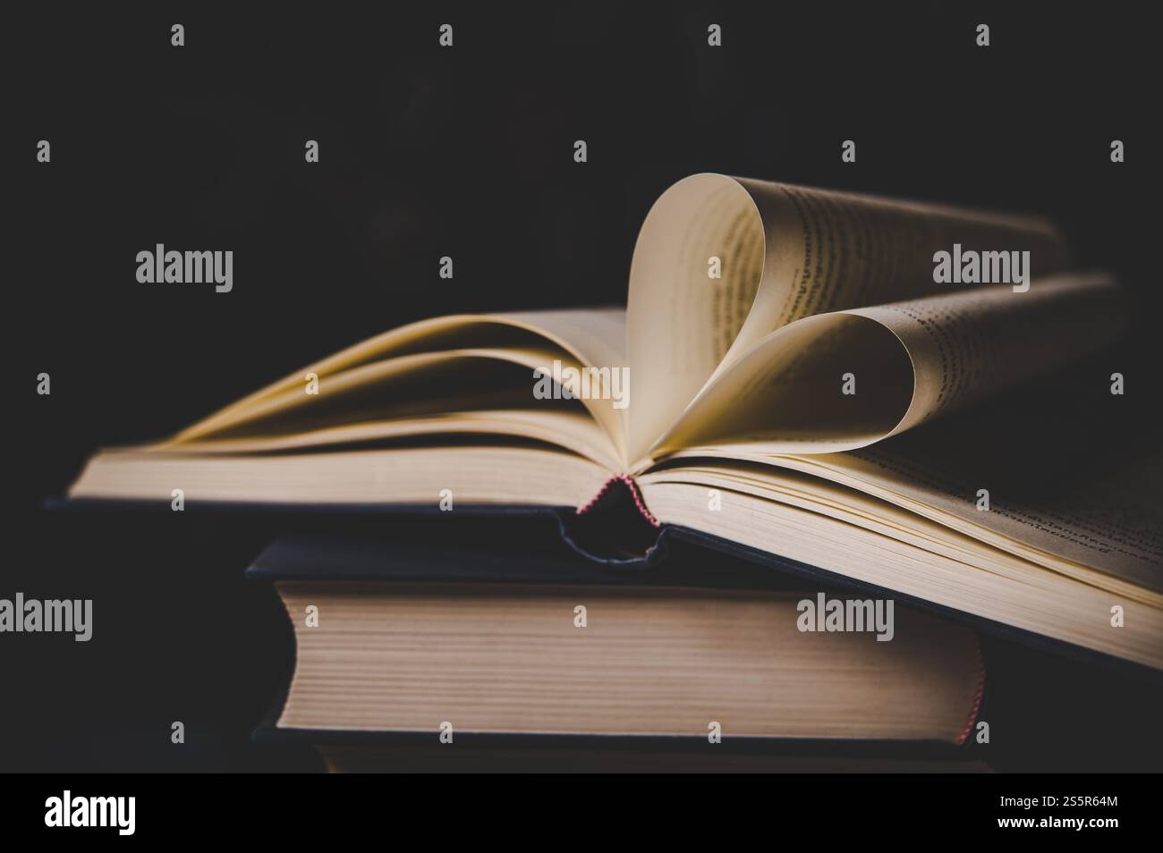 open book in the classroom Stock Photo - Alamy