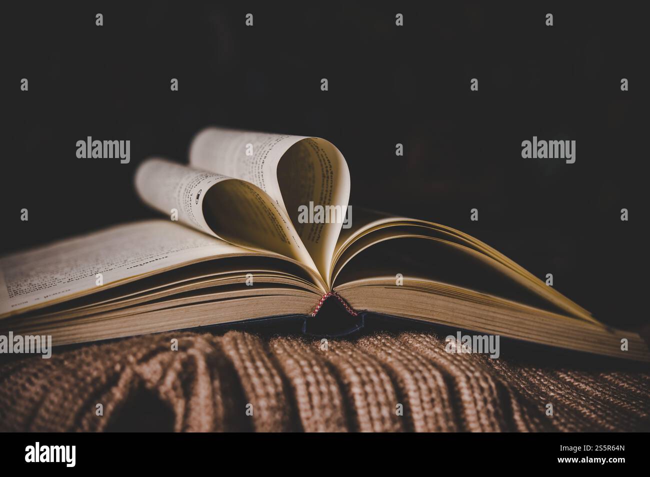 open book in the classroom Stock Photo - Alamy