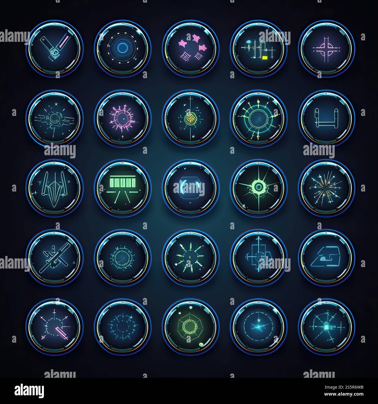 army aim game ai generated. target circle, focus military, accuracy ...