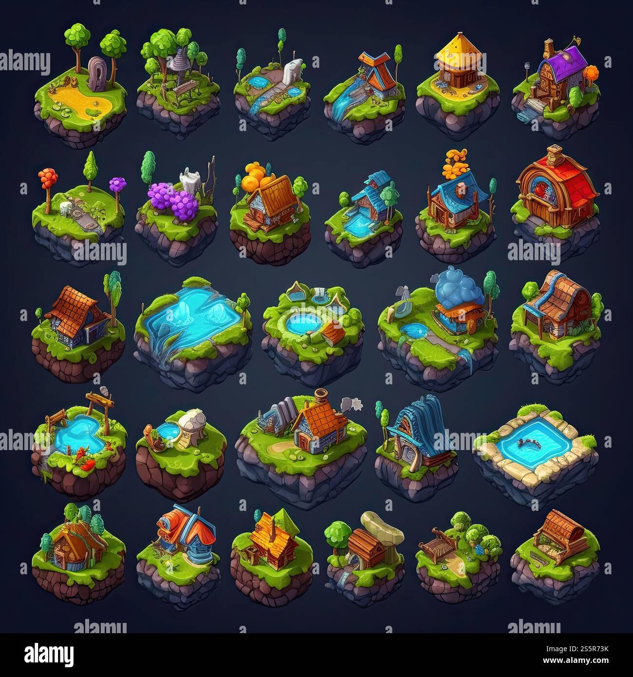 background land game ai generated. nature green, scene outdoor, design ...