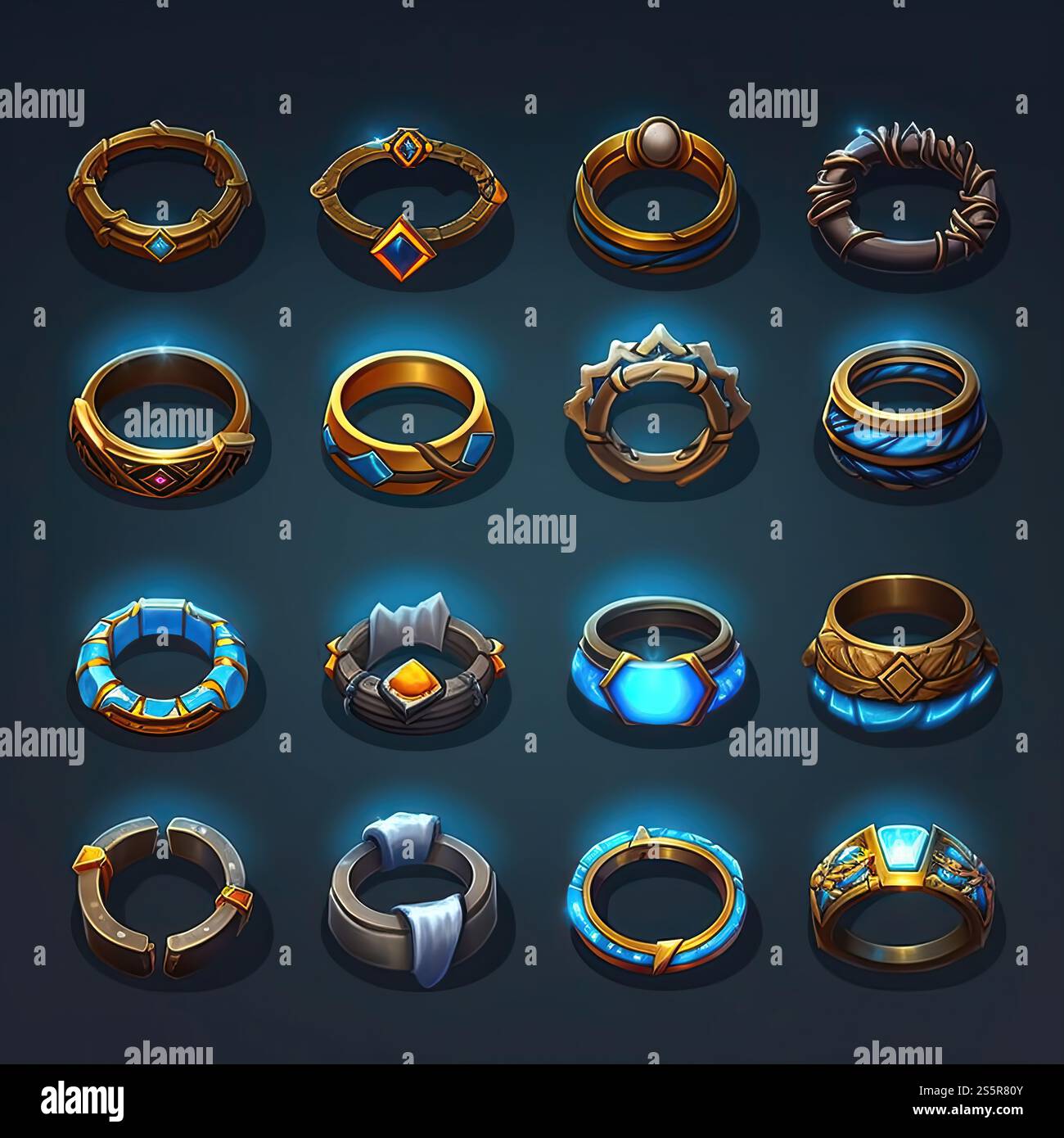 gui ring circle game ai generated. glossy luxury, object success ...