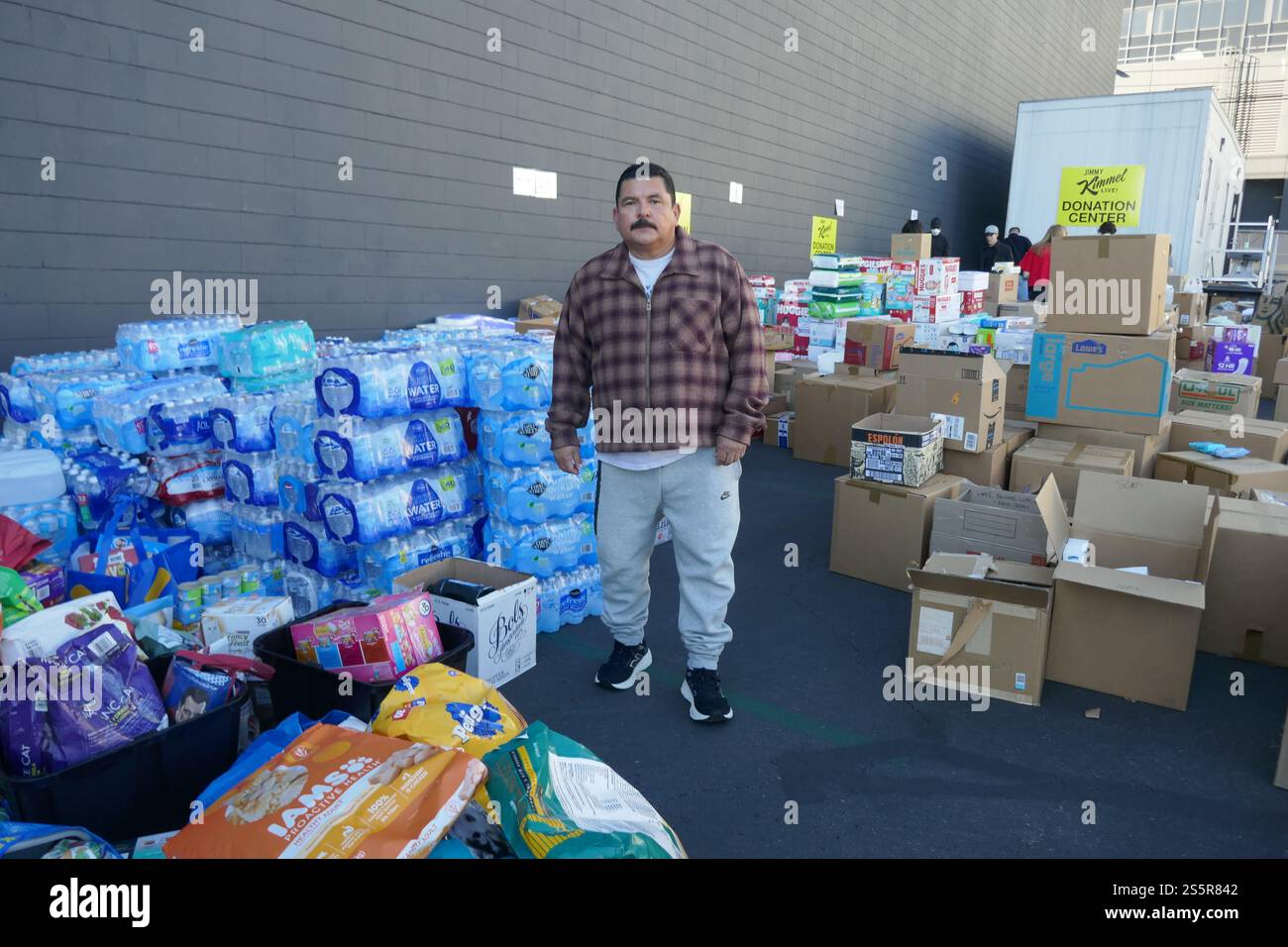 Los Angeles, California USA 14th January 2025 Guillermo Rodriguez with ...