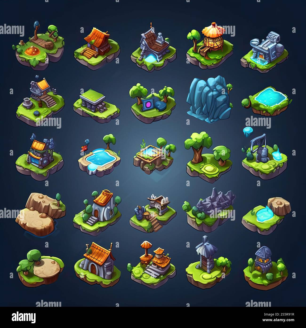 object land game ai generated. cloud cake, wallpaper , background ...