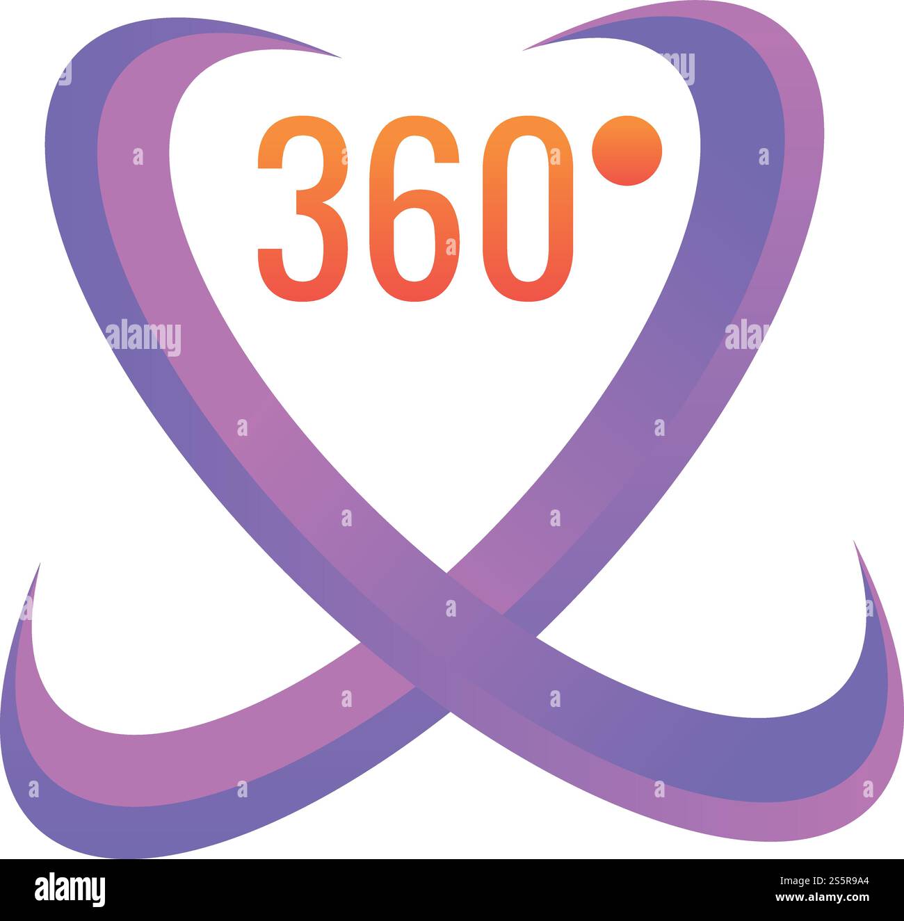 Vr headset 360 degrees icon. Cartoon of vr headset 360 degrees vector ...