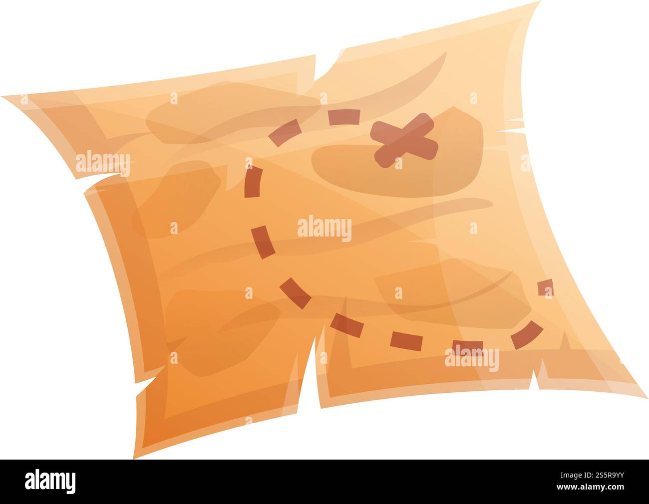 Pirate money map icon. Cartoon of pirate money map vector icon for web ...