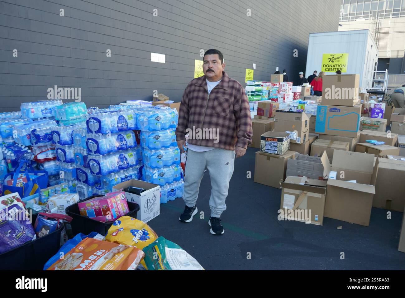 Los Angeles, California USA 14th January 2025 Guillermo Rodriguez with ...