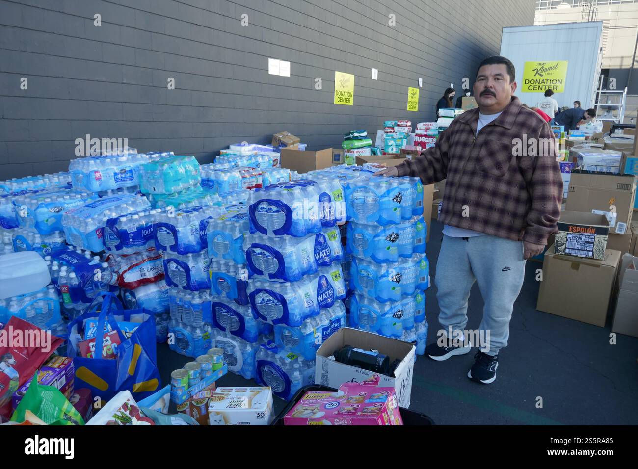 Los Angeles, California USA 14th January 2025 Guillermo Rodriguez with ...