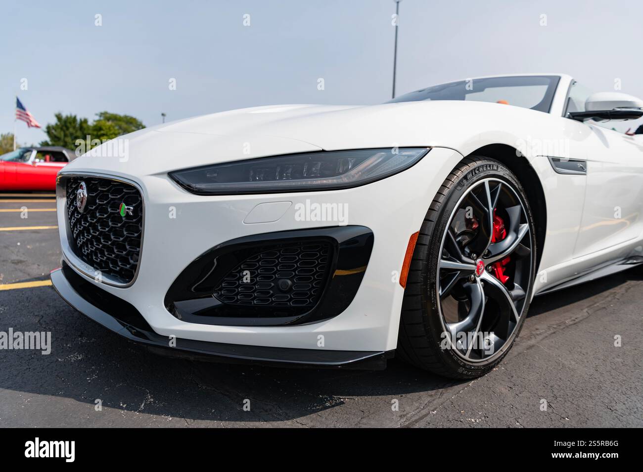 Chicago, Illinois, USA - September 08, 2024: Jaguar F-TYPE R75 AWD ...