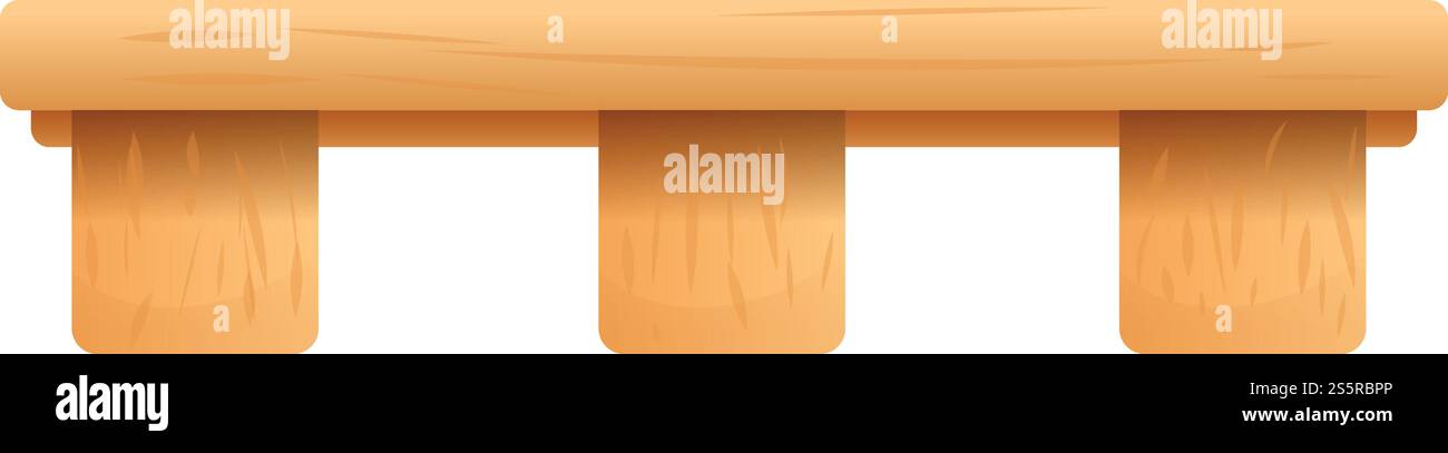 Pallet icon. Cartoon of pallet vector icon for web design isolated on ...