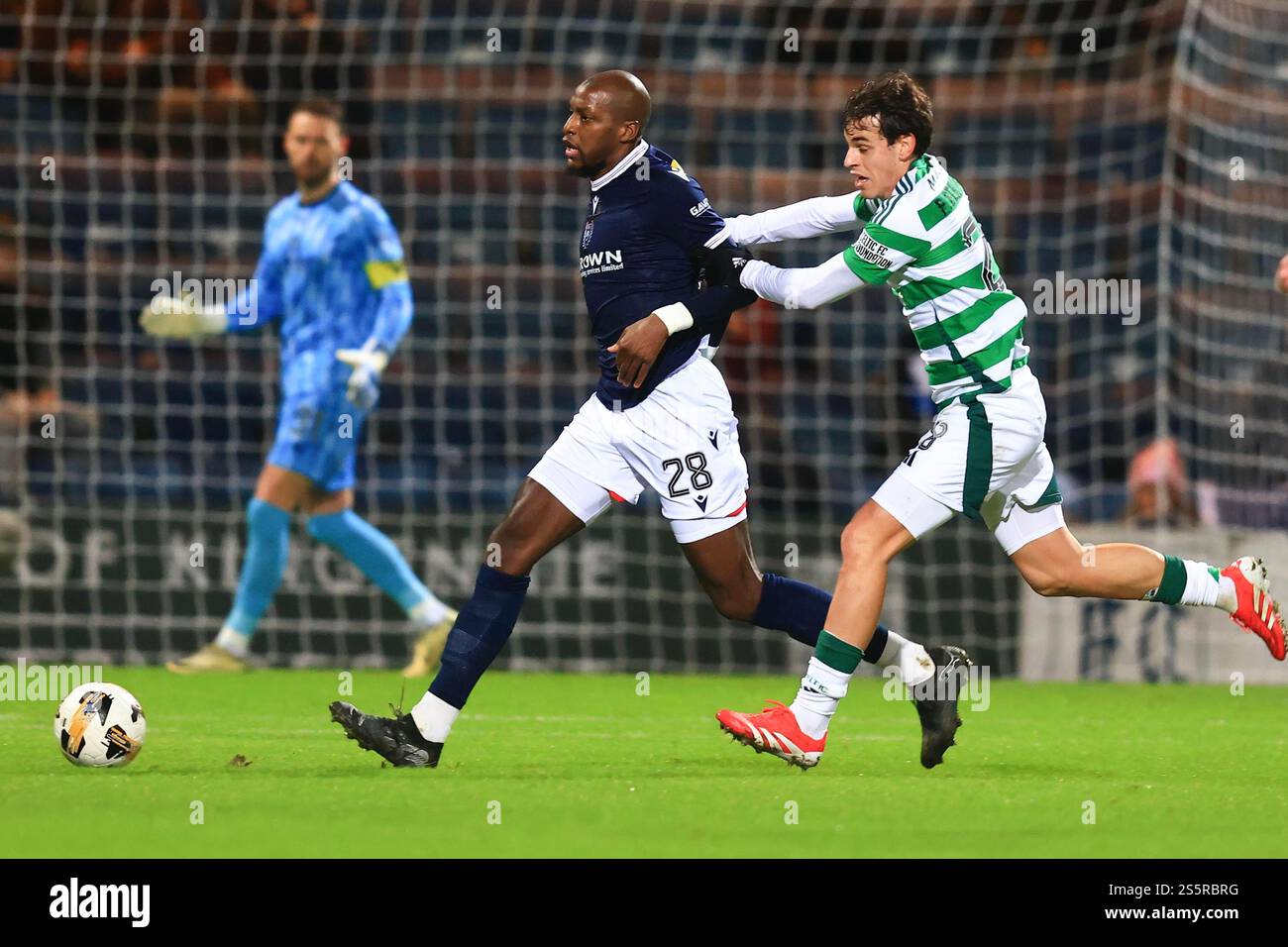 Dens Park, Dundee, UK. 14th Jan, 2025. Scottish Premiership Football ...