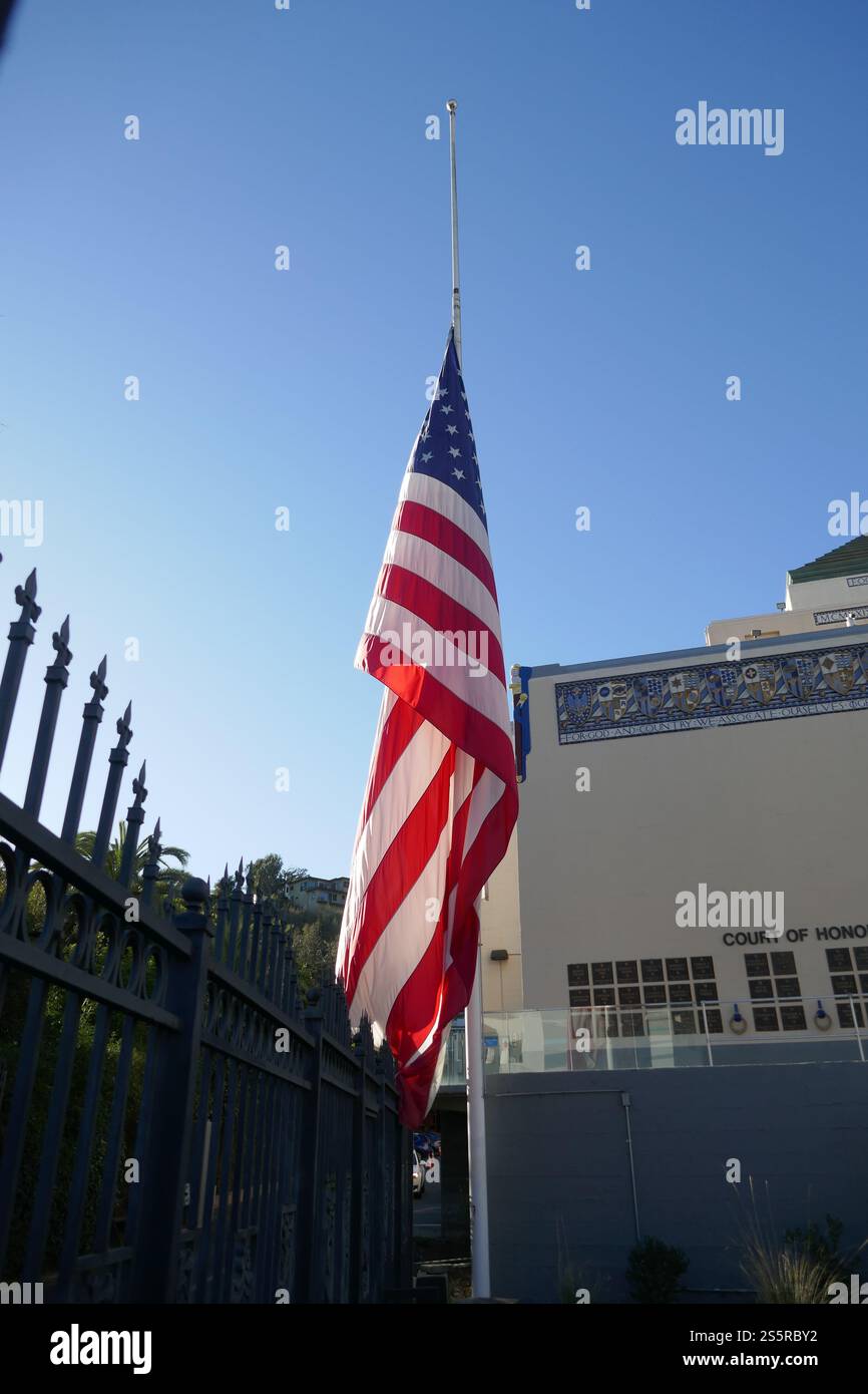 Lapd us flag hi-res stock photography and images - Alamy