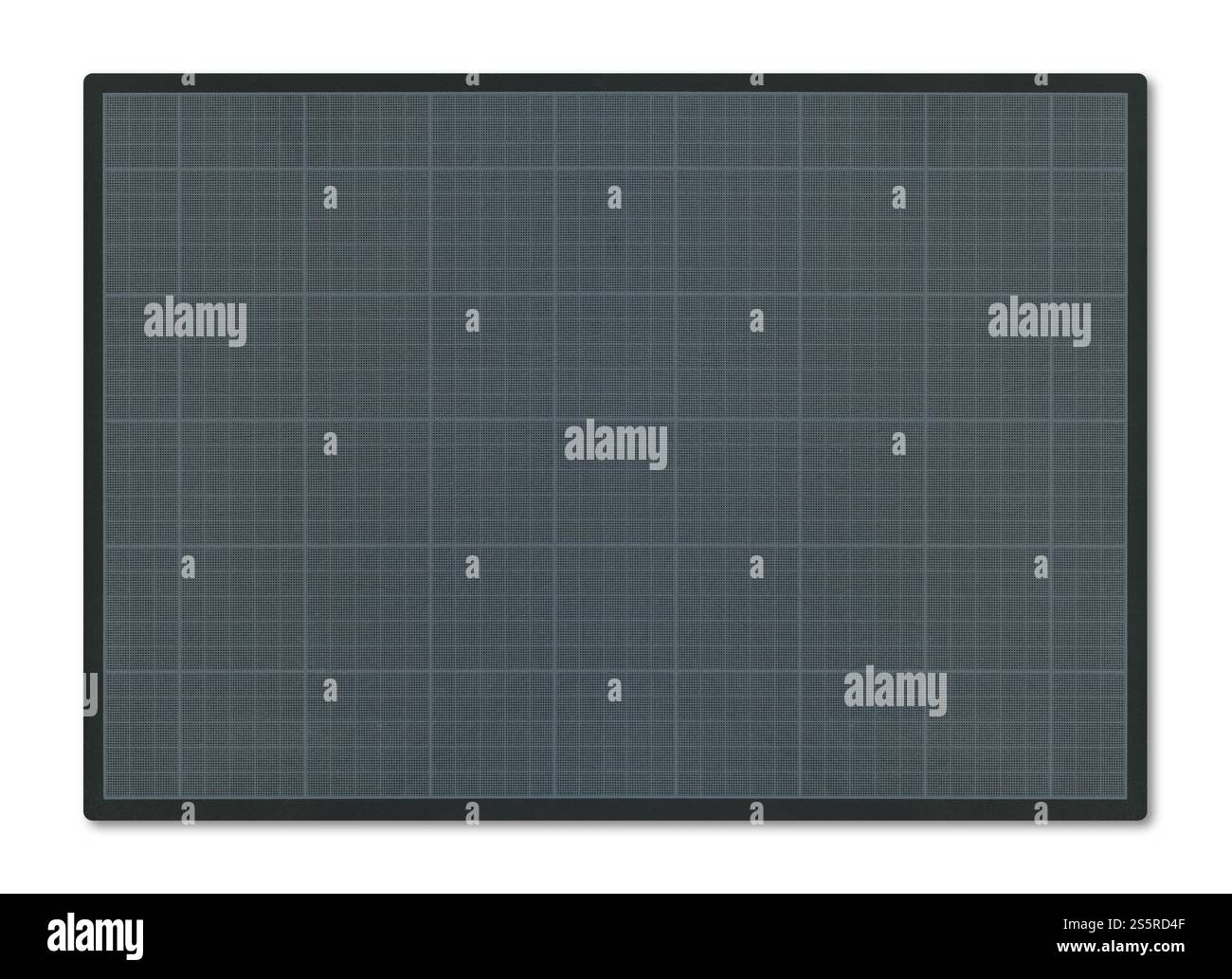 Black cutting mat with scales. Background wallpaper isolated on white ...