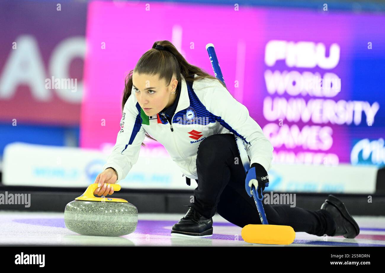 Turin, Italy. 14th Jan, 2025. Giulia Zardini Lacedelli of Italy ...