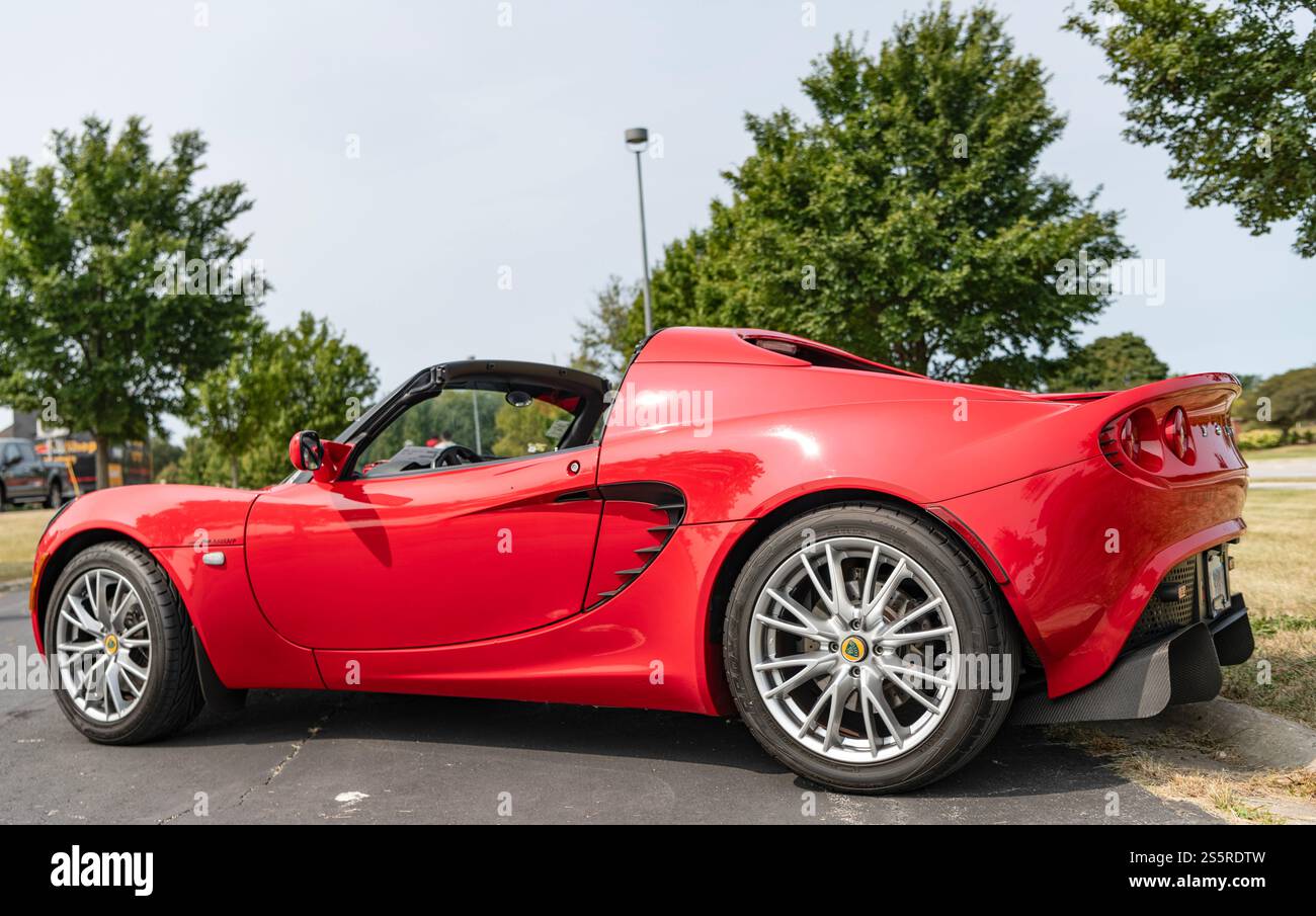 Chicago, Illinois, USA - September 08, 2024: 2005 Lotus Elise sportscar ...