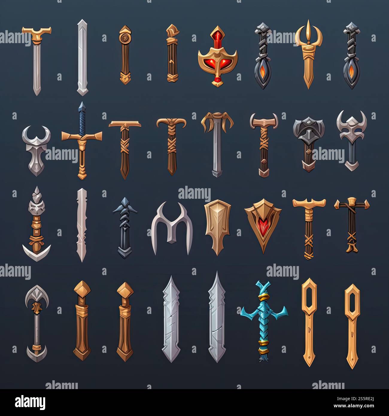 steel sword weapon game ai generated. ancient warrior, knife fight ...