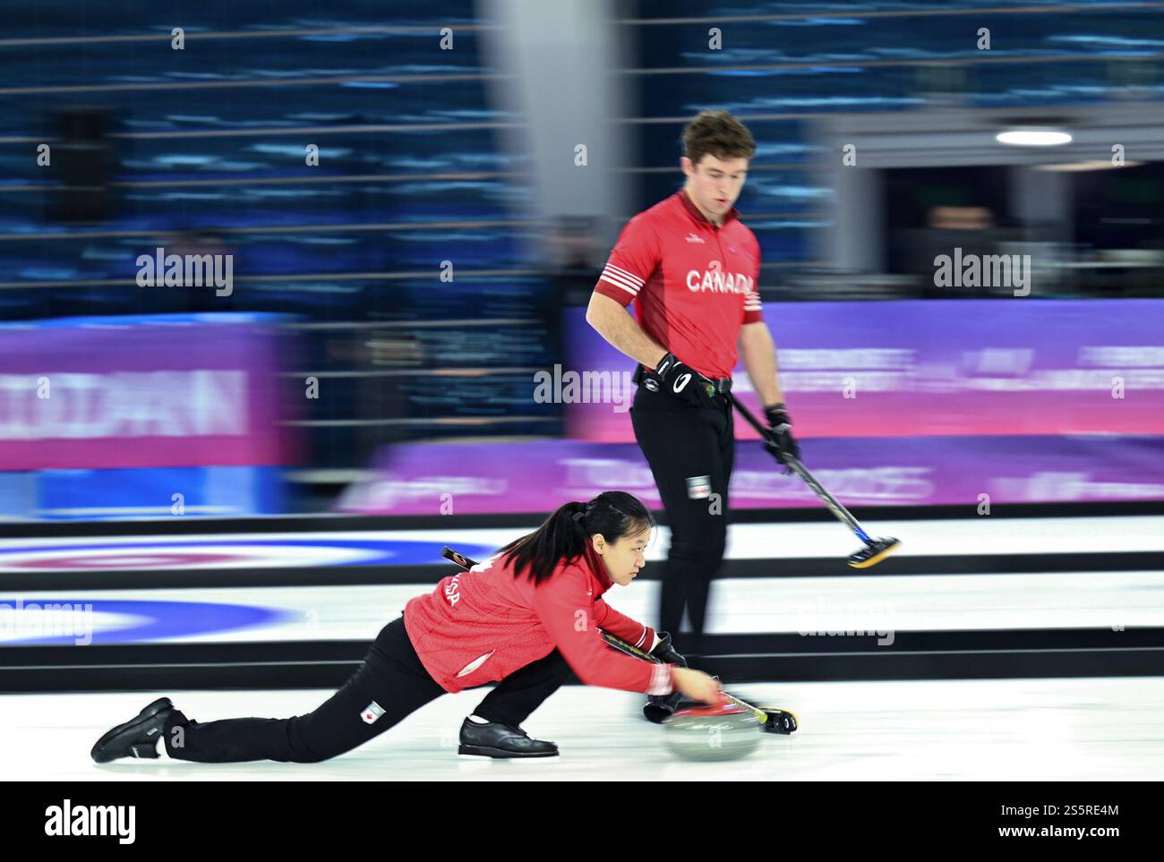 Turin, Italy. 14th Jan, 2025. Jessica Zheng (L)/Victor Pietrangelo of ...