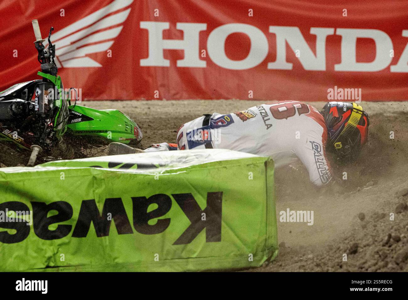 Anaheim, United States. 11th Jan, 2025. Mitchell Harrison (86) seen ...