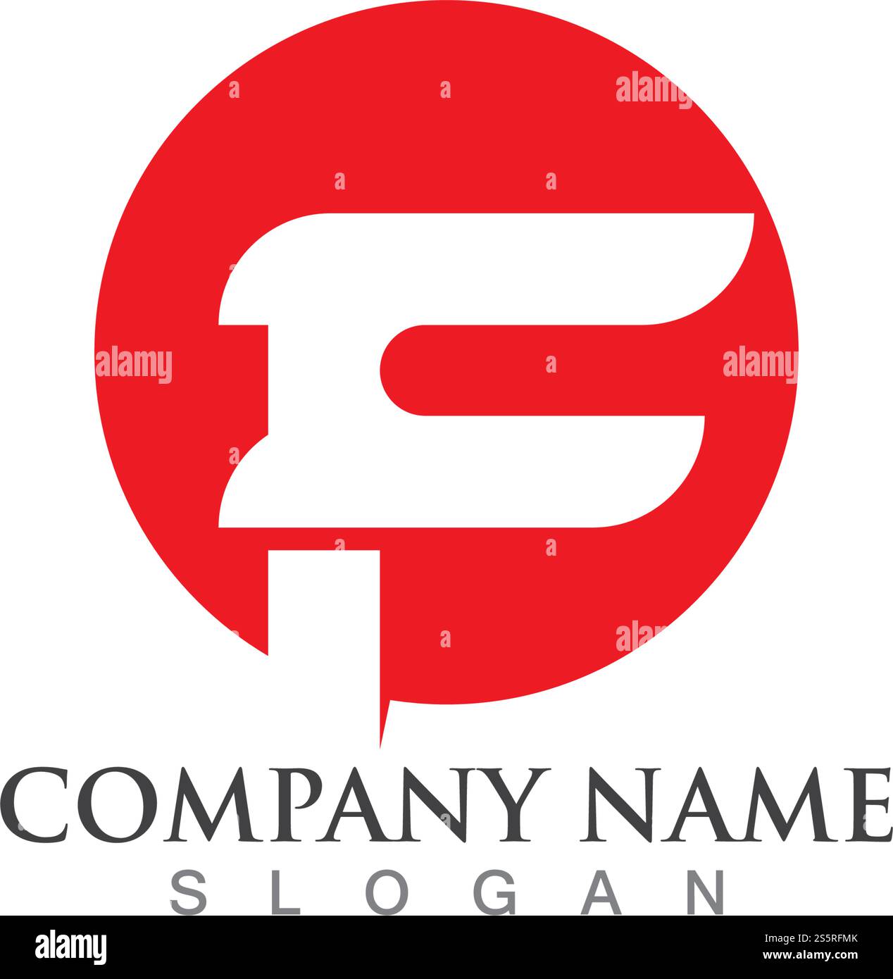 F logo vector Stock Vector Image & Art - Alamy