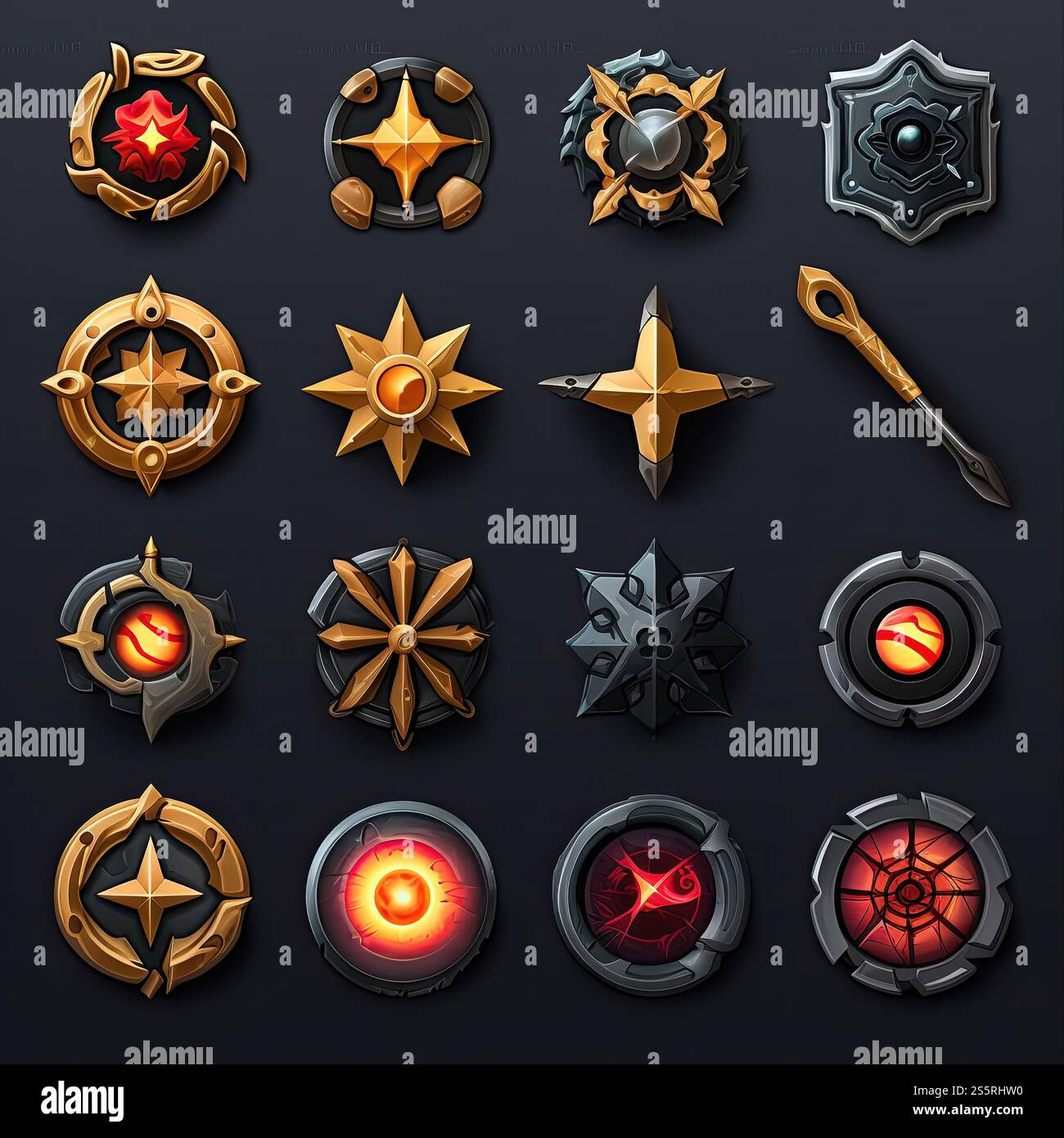 blade shuriken weapon game ai generated. karate kill, iron fight, metal ...