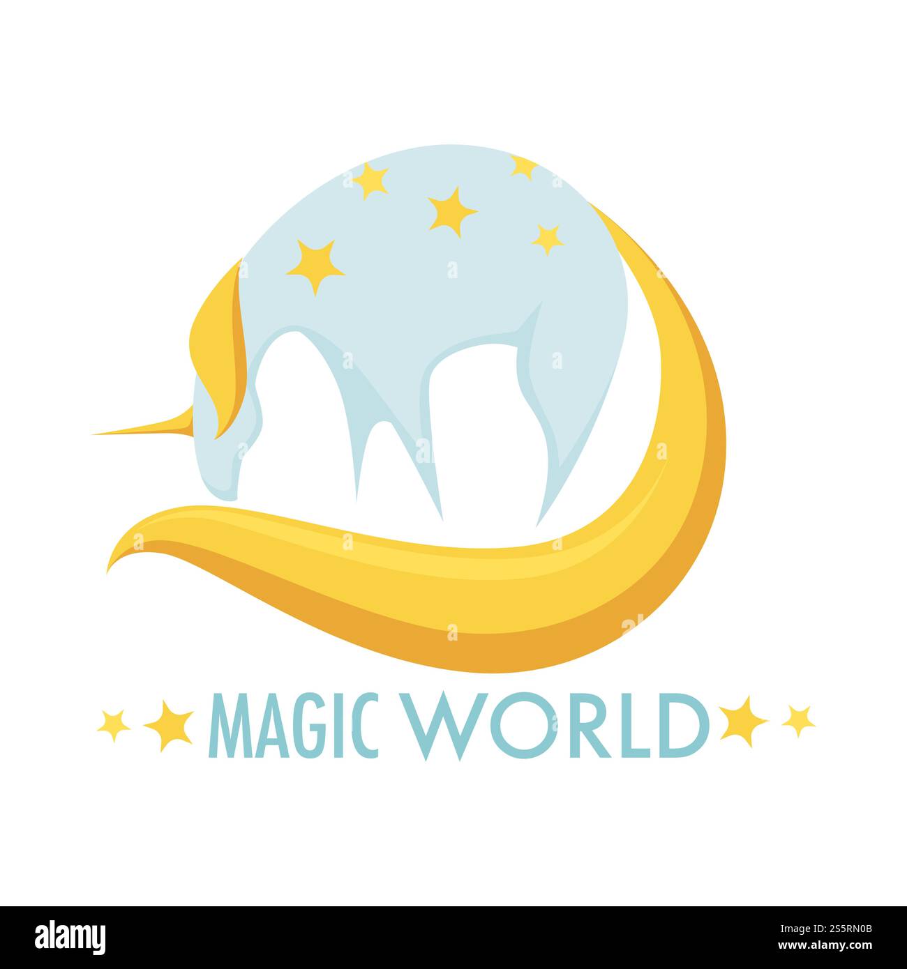 Unicorn with wings and pink tail and mane. Pegasus mythological ...