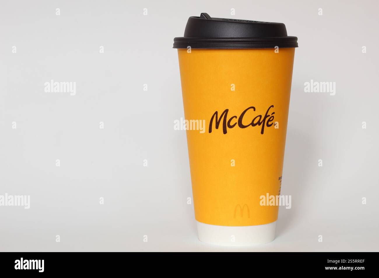 Houston, Texas, USA - January 14 2025: Large McDonald's McCafe coffee ...