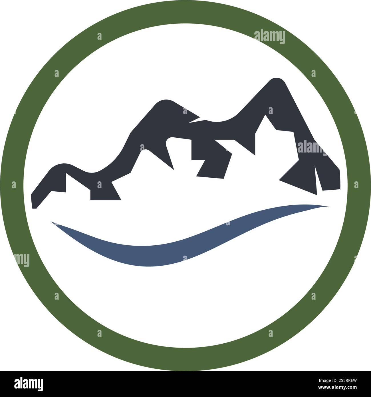 Mountains Logo vectorTemplate illustration Stock Vector Image & Art - Alamy