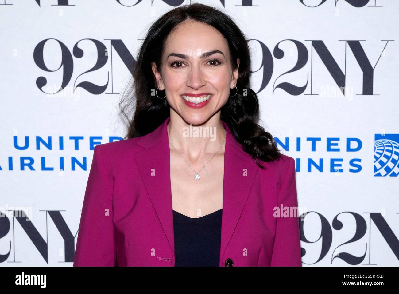 Eden Riegel poses backstage before discussing fifty five years of "All ...