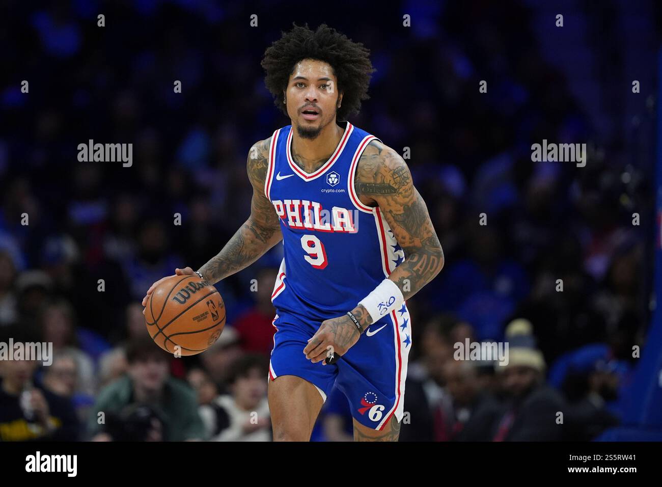 Philadelphia 76ers' Kelly Oubre Jr. plays during an NBA basketball game ...