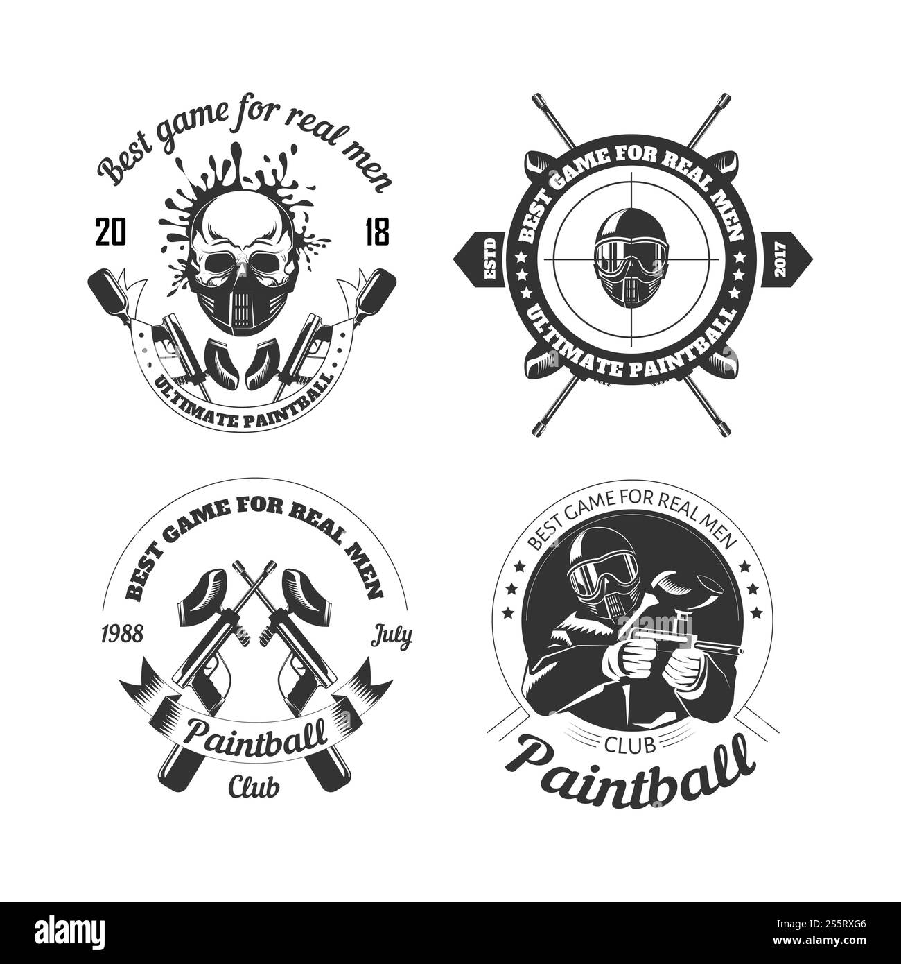 Man shooting target gun Black and White Stock Photos & Images - Alamy