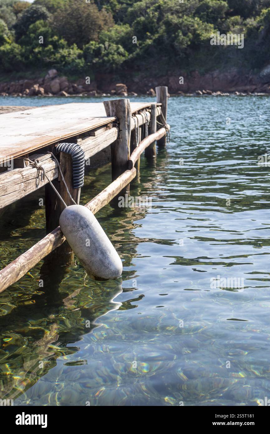 Detail of a wood dock Stock Photo - Alamy