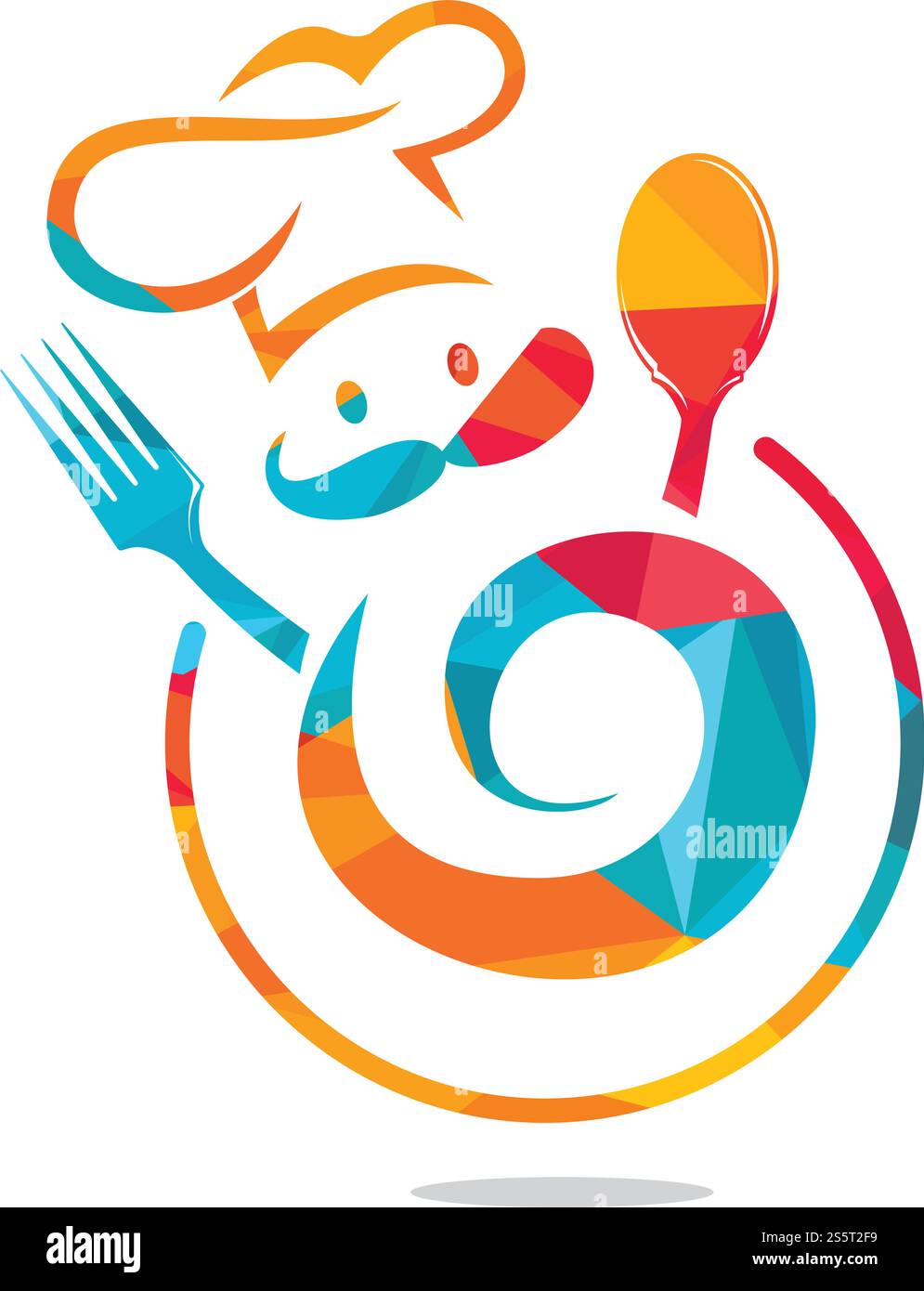 Logo template for Food and Restaurant. Master chef creative symbol ...